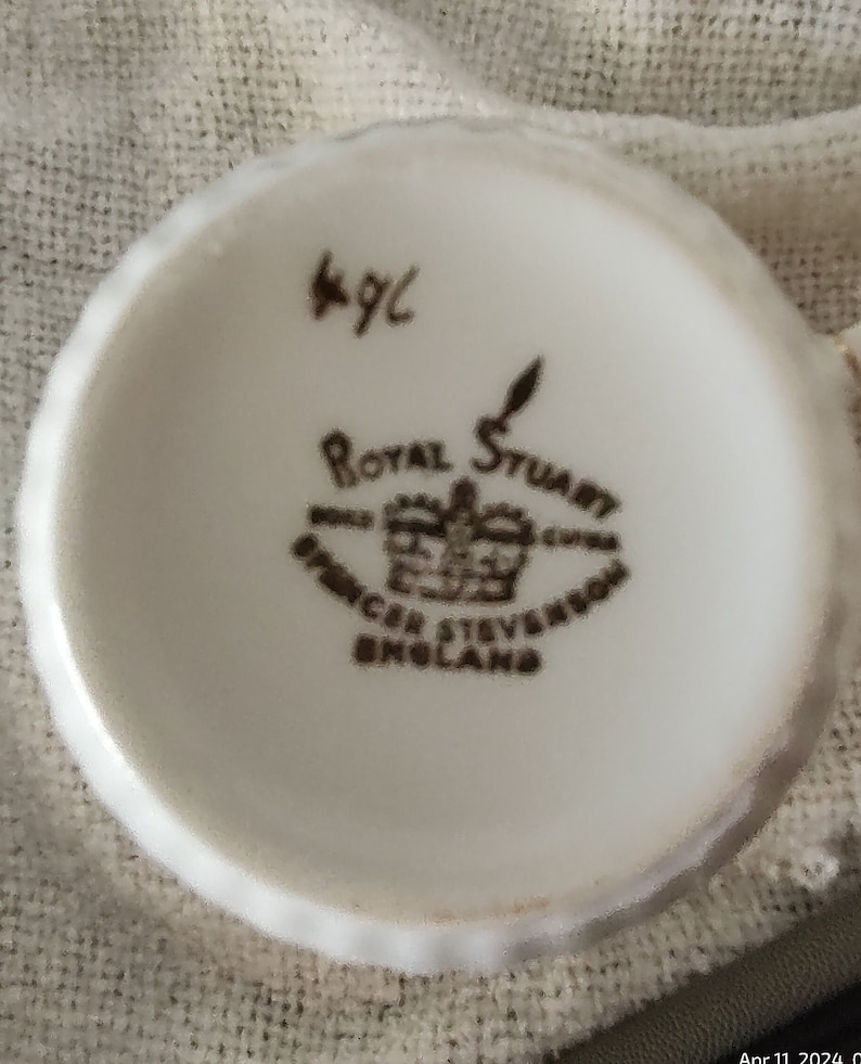 ROYAL STUART Bone China Spencer Stevenson ENGLAND Cup & Saucer - Etsy