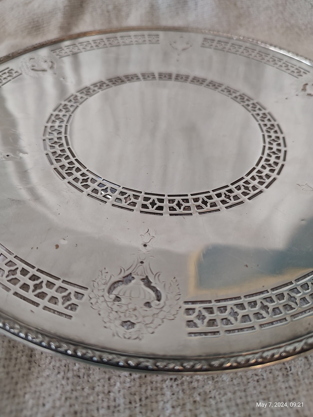 Apollo SHEFFIELD Made in USA, BRS Nickel Silver 3336, Silverplate, Cake ...