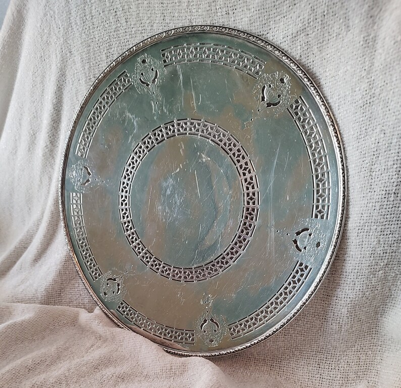 Apollo SHEFFIELD Made in USA, BRS Nickel Silver 3336, Silverplate, Cake ...