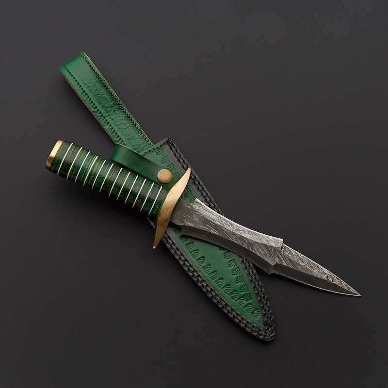 Damascus Dagger - Etsy