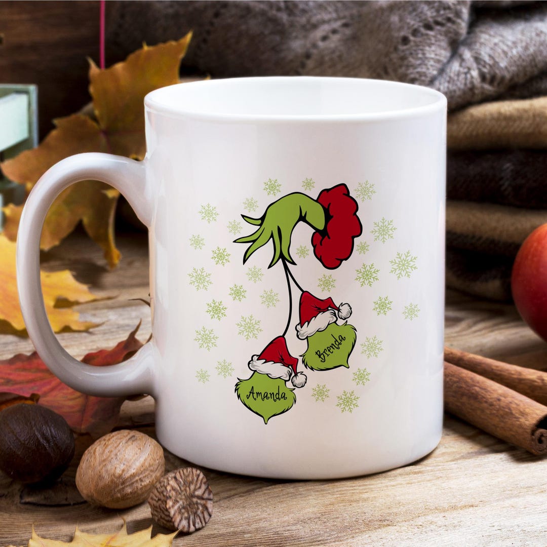 Custom Grinch Mug, Grinch Mug, Mug Gift, Coffee Mug, Christmas Mug ...