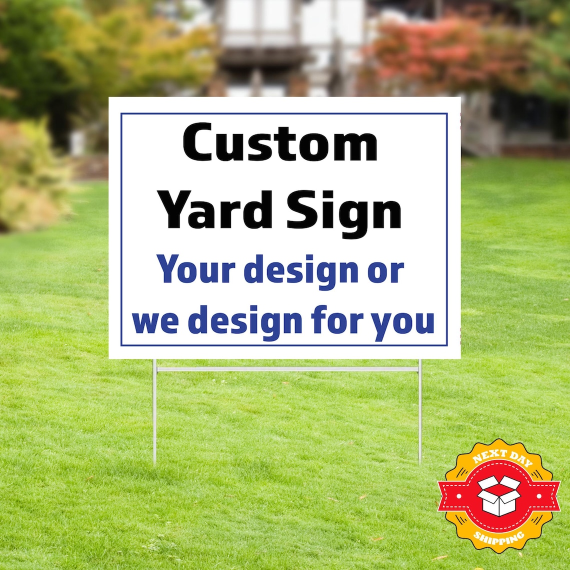 Custom Design Yard Sign, Personalized Yard Sign, Custom Yard Sign ...