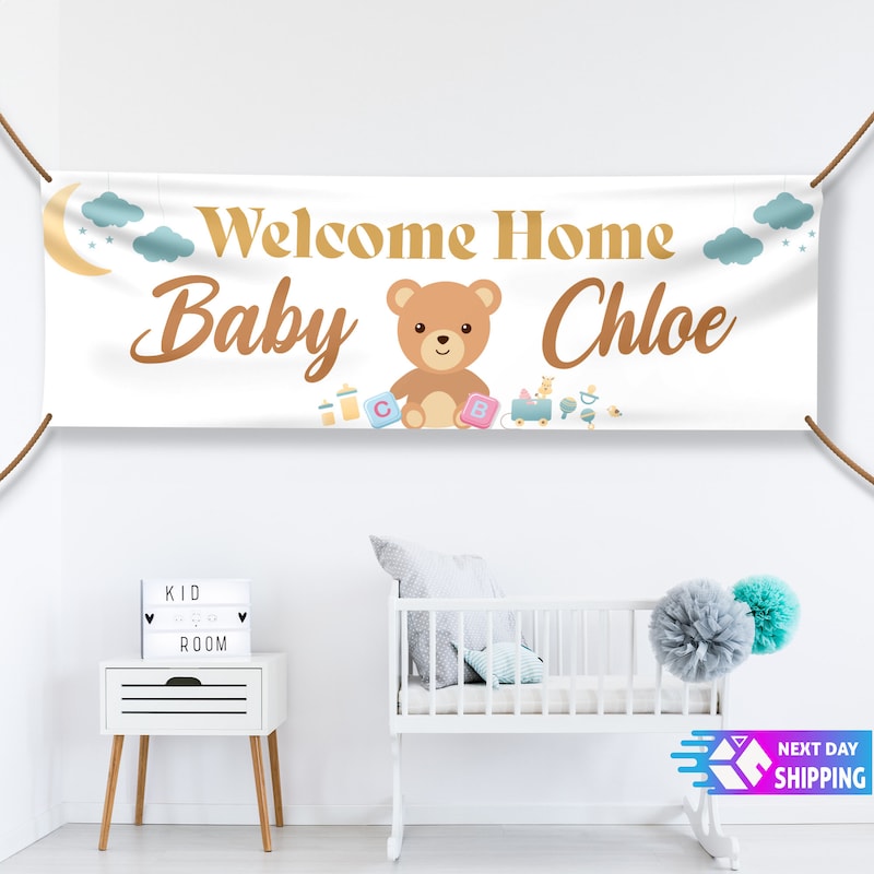Welcome Home Baby Signs - Etsy