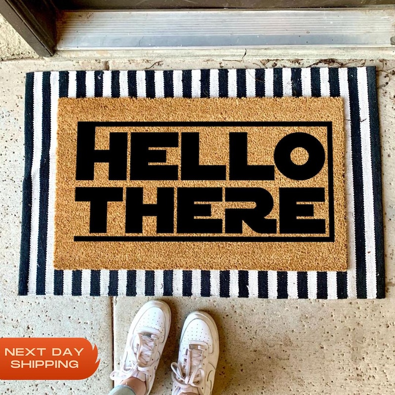 Hello Doormat - Etsy