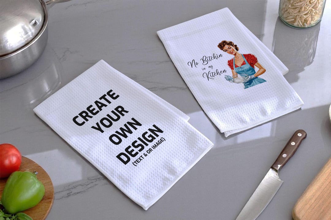 Personalized Kitchen Towel, Dish Towel, Name Dish Towel, Kitchen Decor ...