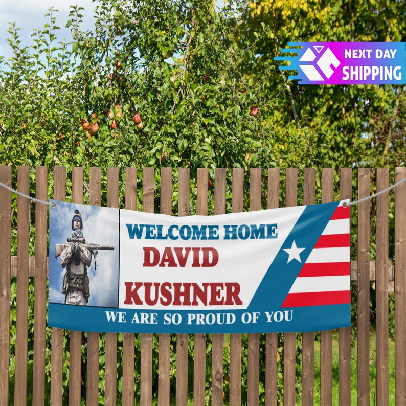 Welcome Home Banner, Welcome Back Party, Homecoming Banner, Military ...
