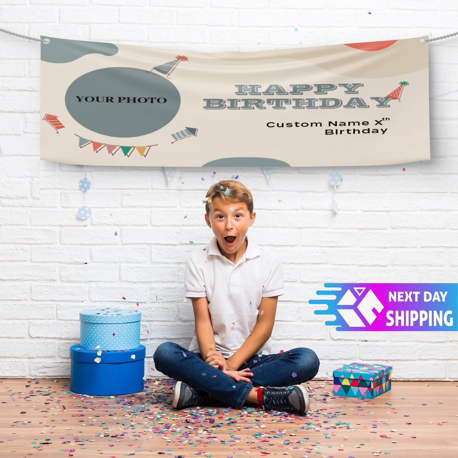 Personalized Birthday Banner, Customized Birthday Vinyl Banners ...