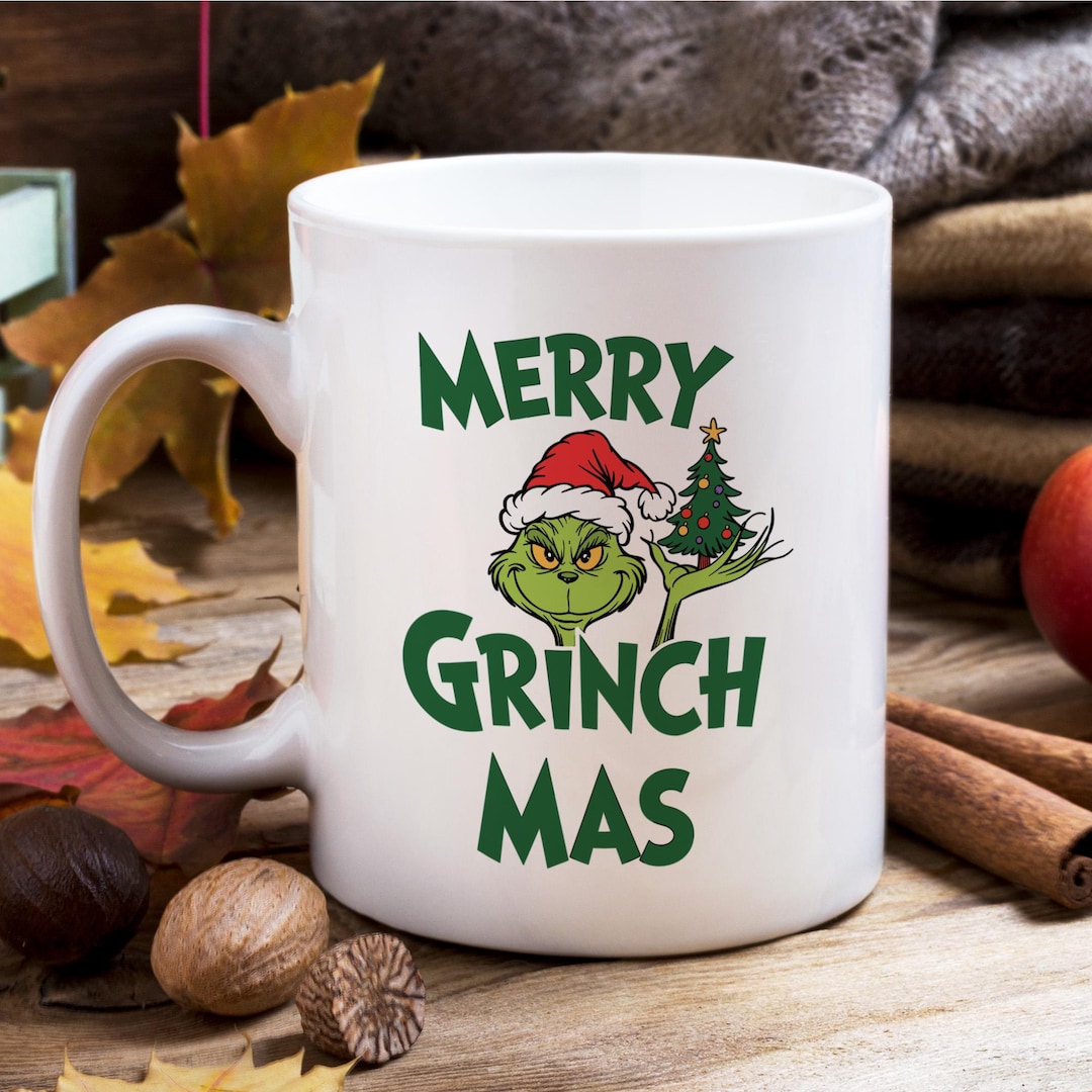 Merry Grinchmas Mug, Grinchmas Mug, Grinch Gift, Coffee Mug, Movie Mug ...