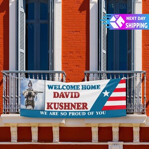 Welcome Home Banner, Welcome Back Party, Homecoming Banner, Military ...