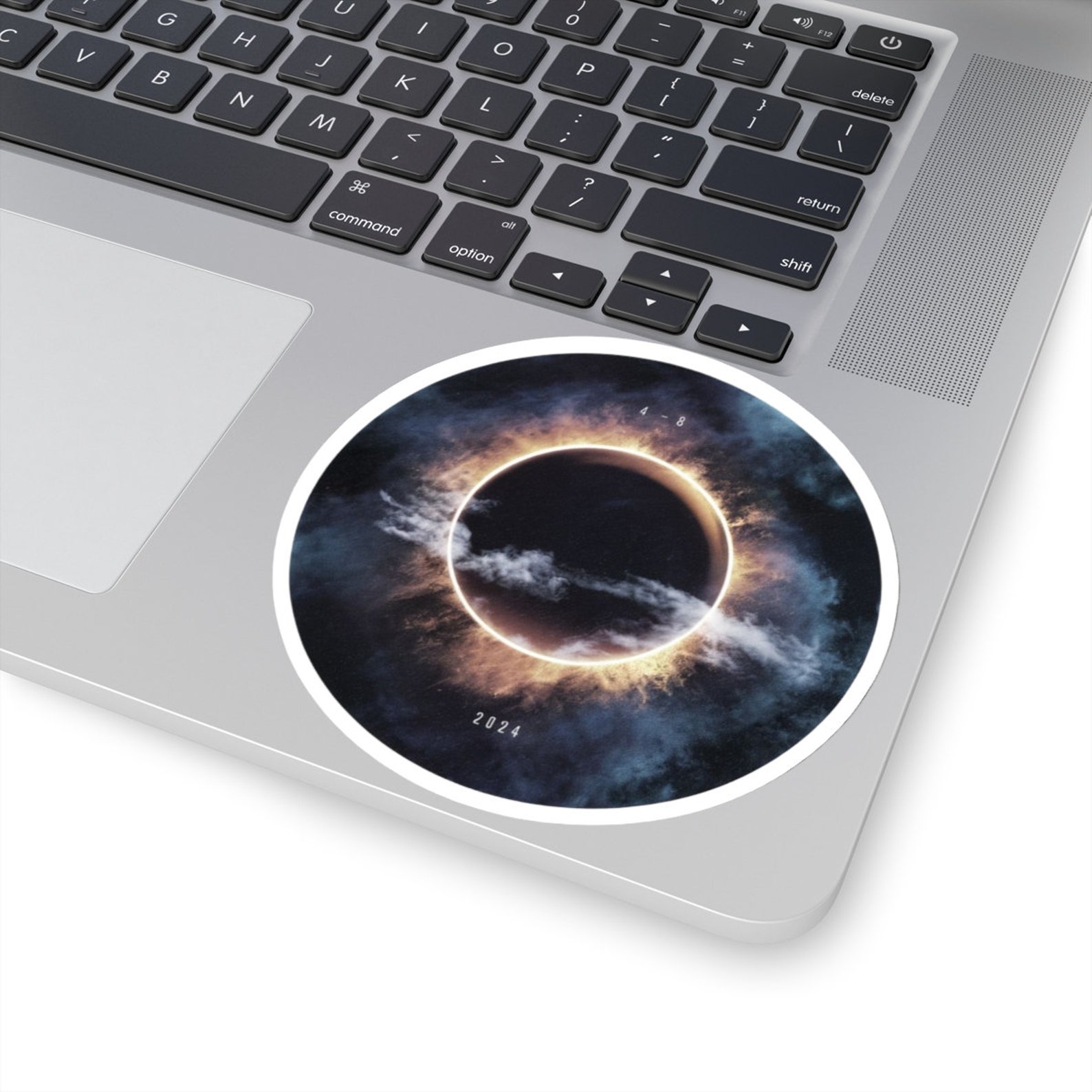 Celestial Eclipse Sticker Beautiful Lunar Phases Vinyl Decal for Space ...