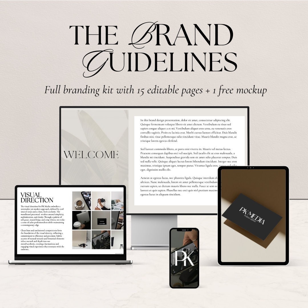 Branding Kit - Fully Editable Brand Design Template for Professional ...