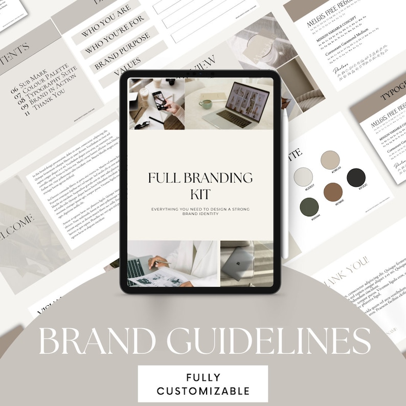 Branding Kit - Fully Editable Brand Design Template for Professional ...