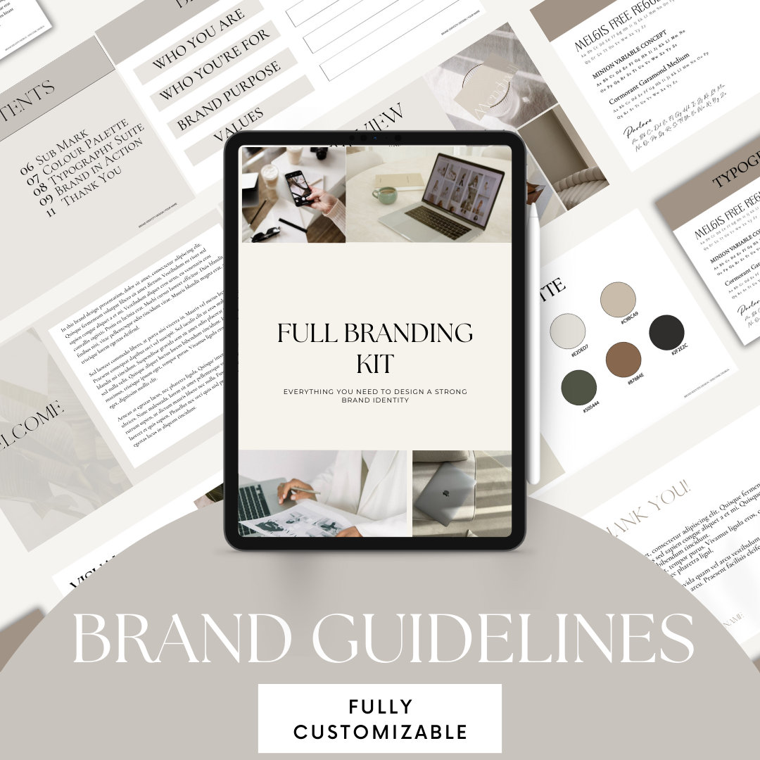 Branding Kit - Fully Editable Brand Design Template for Professional ...