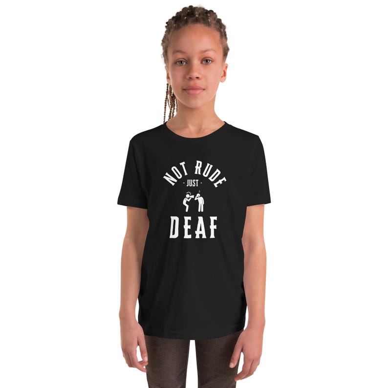 Not Rude Just DEAF | Deaf T-shirt - Etsy