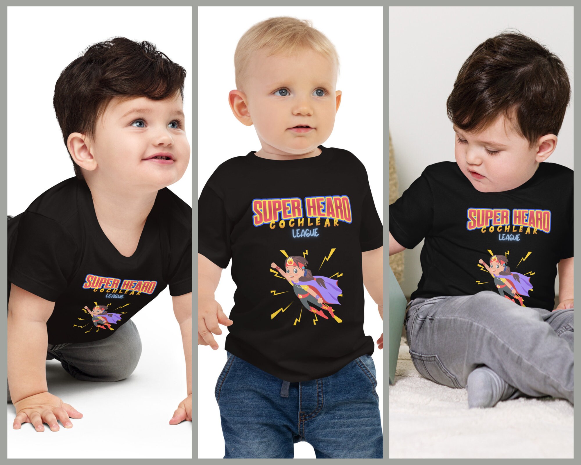 Super HEARO | Cochlear Implant | Deaf T-shirt - Etsy
