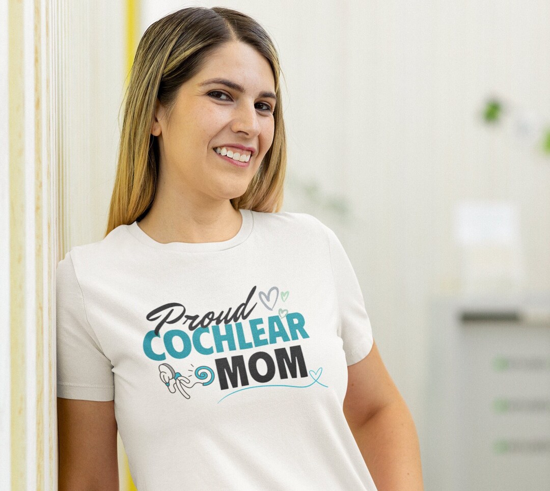 Cochlear Implant Mom | Cochlear Mom | Deaf T-shirt - Etsy