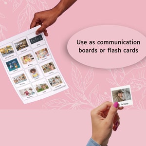 Visual Daily Schedule for Kids, Non Verbal Autism Communication Boards ...