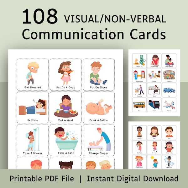Non Verbal Communication Visual Board - Etsy