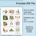 Printable Daily Routine Cards for Kids, Visual Schedule Boards for Non ...