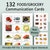 Food Flashcards for Visual Grocery List, Communication Cards for Non ...