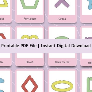 Shapes Printable Playdough Mats for Preschool Curriculum Homeschool ...