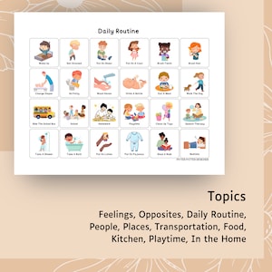 AAC Communication Board for Non Verbal Autism, Communication Book or ...