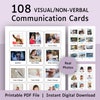 Food Flashcards for Visual Grocery List, Communication Cards for Non ...