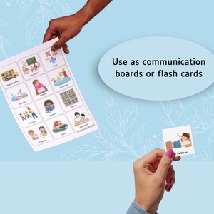 Printable Daily Routine Cards for Kids, Visual Schedule Boards for Non ...