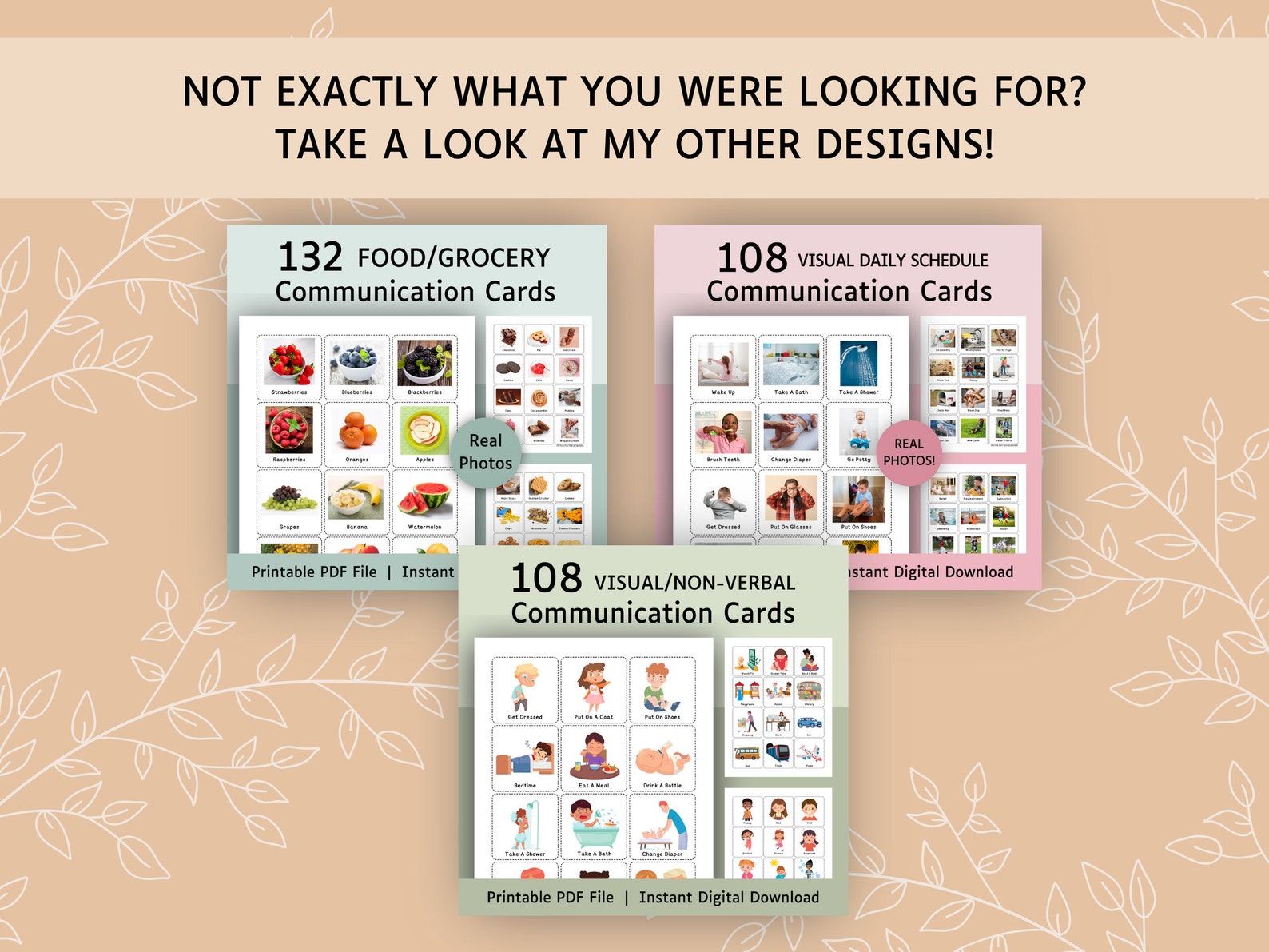 AAC Communication Board for Non Verbal Autism, Communication Book or ...