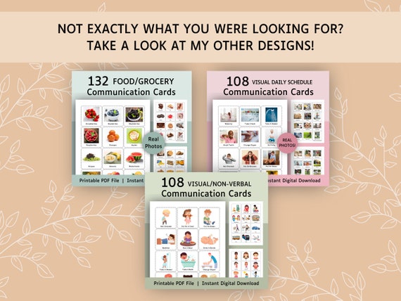 Toys For Autistic Children Visual Communication Book For Non-verbal ...