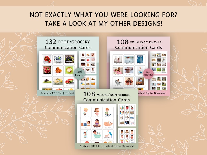 AAC Communication Board for Non Verbal Autism, Communication Book or ...