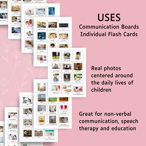 Visual Daily Schedule for Kids, Non Verbal Autism Communication Boards ...