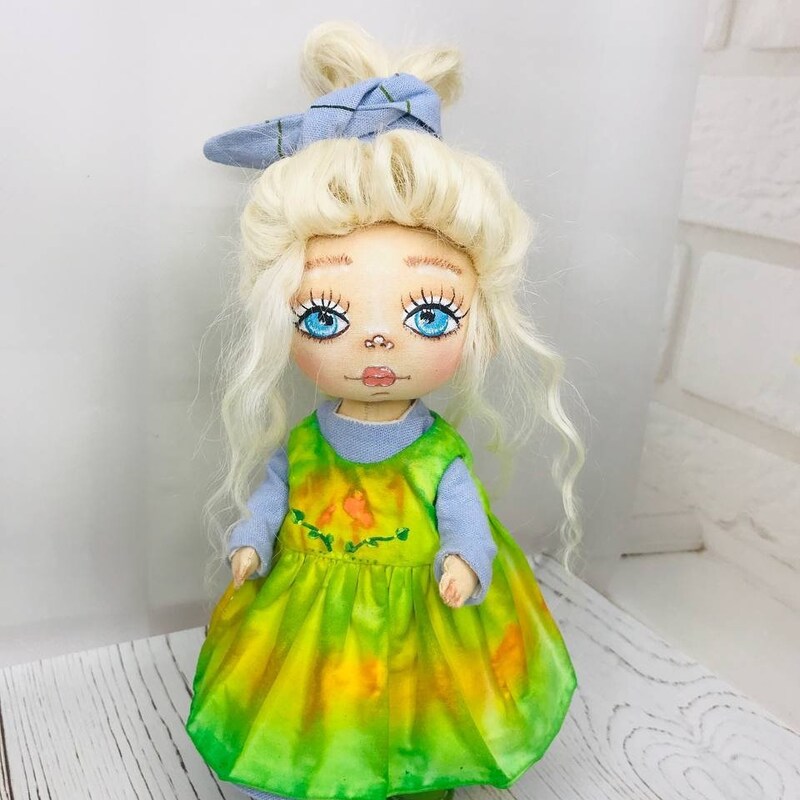 Textile Doll - Etsy