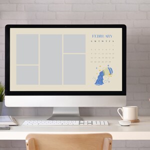 Zodiac-themed Desktop Organizer Calendar 2024 to 2025 Digital Download ...