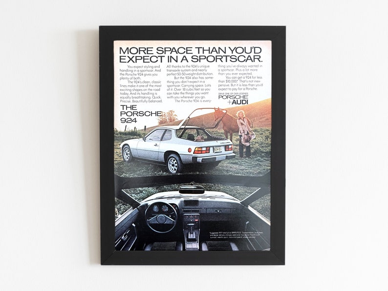 1977 Porsche Original Magazine Ad Classic Car Advertisement 1970s ...