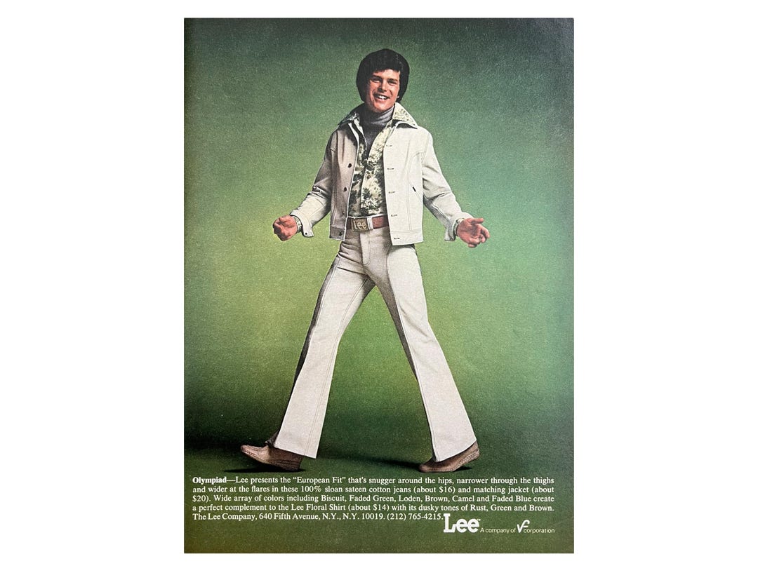 Vintage 1970s Lee Ads, Original Print Advertisement, Playboy Magazine ...