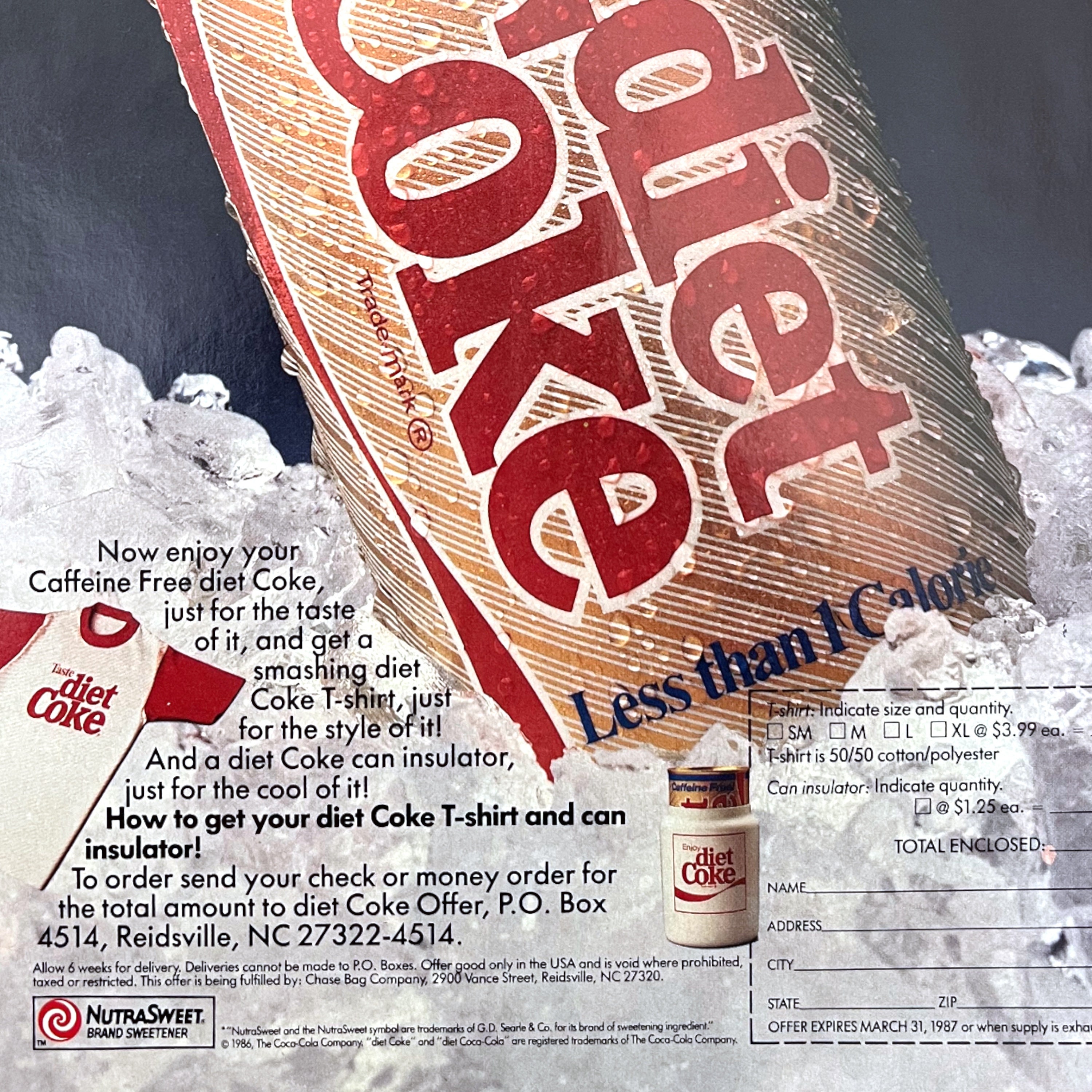 1990s Coca Cola Diet Coke Vintage Original Print Ad Playboy Magazine ...