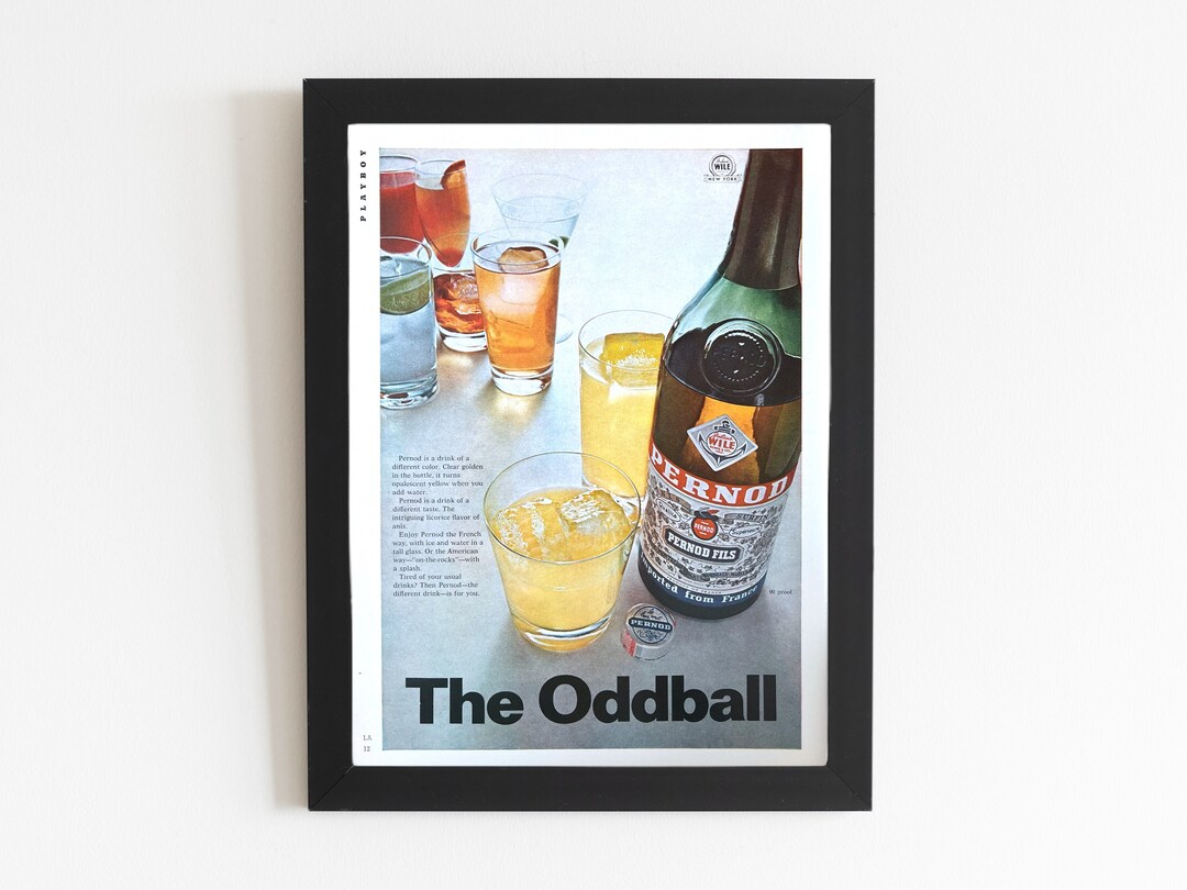 1970s Vintage Pernod Liqueur Original Print Advertisement Retro Classic ...