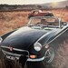 1970s MGB Car Advertisement 70s Classic Sports Car Poster Retro Wall ...