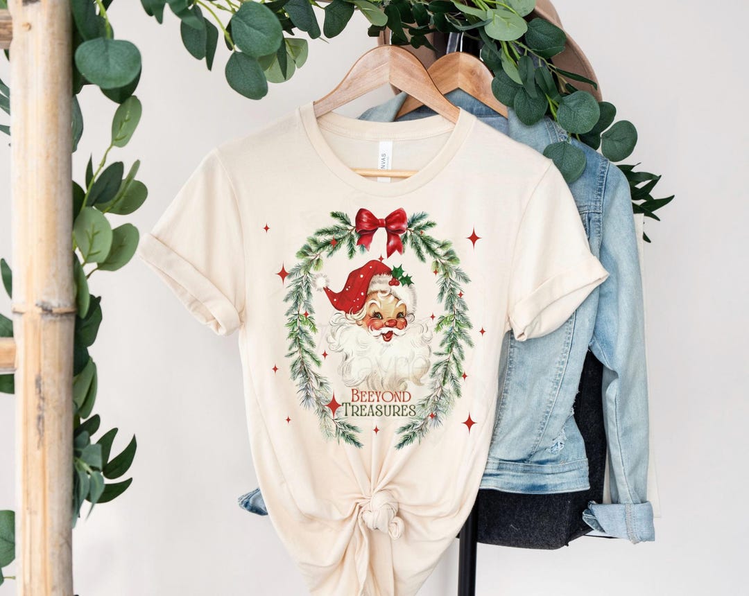 Custom Classic Santa PNG Girly Christmas PNG Classic Christmas Santa ...