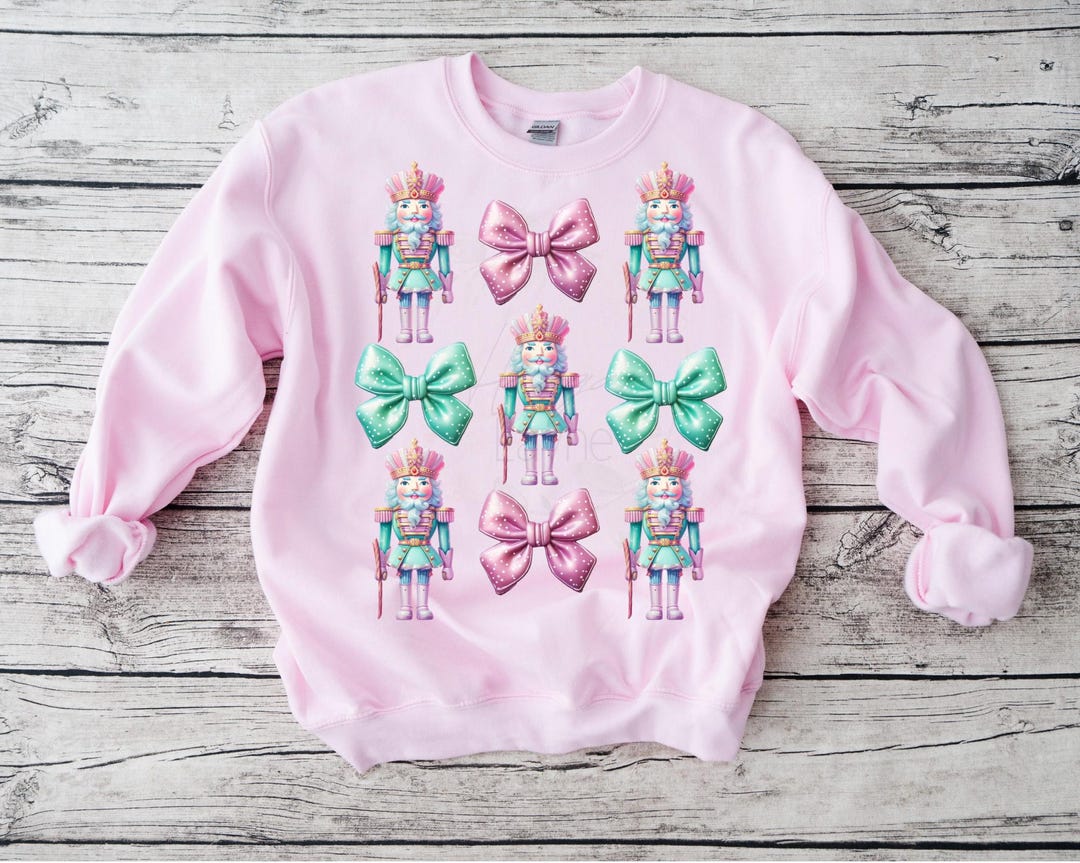 Candy Christmas PNG Nutcracker Pink Christmas Mint Teal Candy Christmas ...