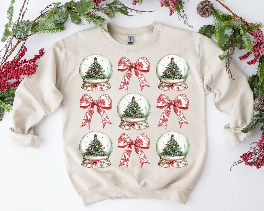 Classic Christmas Toile PNG Red Chinoiserie Christmas Coquette Bow Snow ...