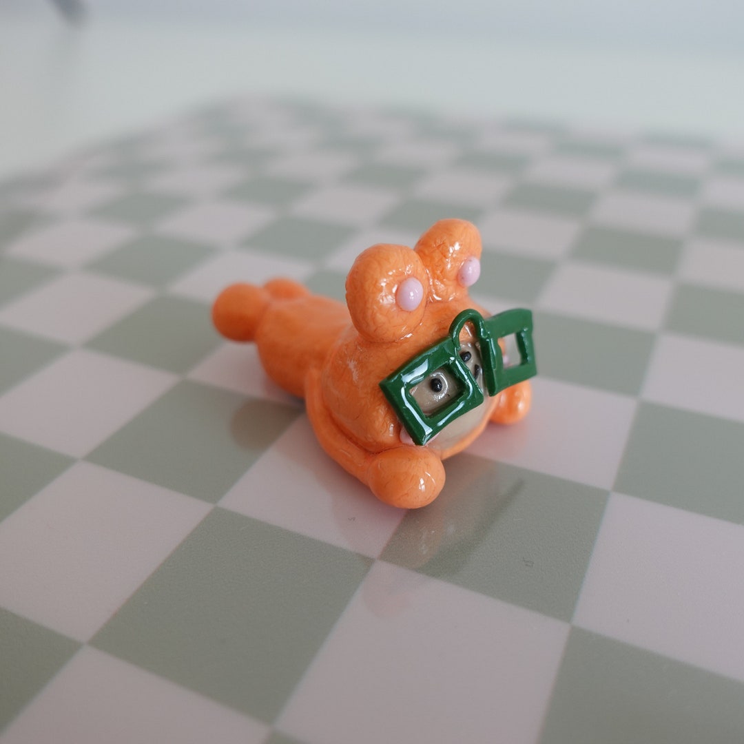 Fluffy Nerd Desk Friend Multi-use Desk Friend, Pen Holder and Chopstick ...