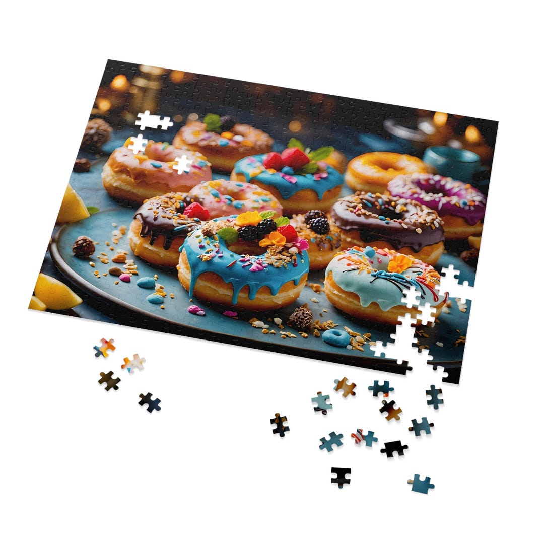 Sweet Tooth Doughnut Puzzle | Colorful Donuts for Dessert Lovers | Fun ...