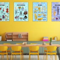 Music Poster Pack, Music Classroom, Music Room Decor, Music Room Art ...