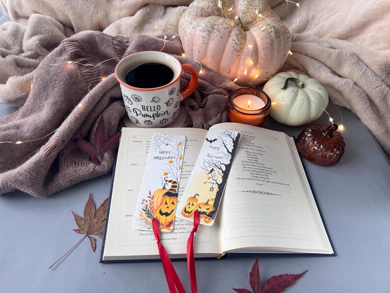 Handmade Halloween Gothic Bookmarks ,unique Fall Book Accessories ...