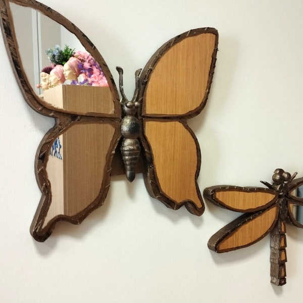 Butterfly Mirror - Etsy