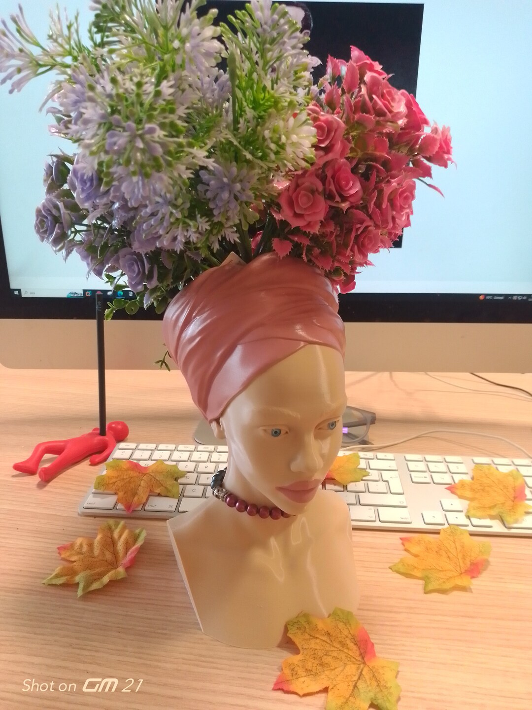 Woman Bust Vase - Plant Pot---free Shipping--- - Etsy