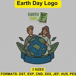 Earth Day Machine Embroidery Design - the Earth Needs You - 3 Sizes ...