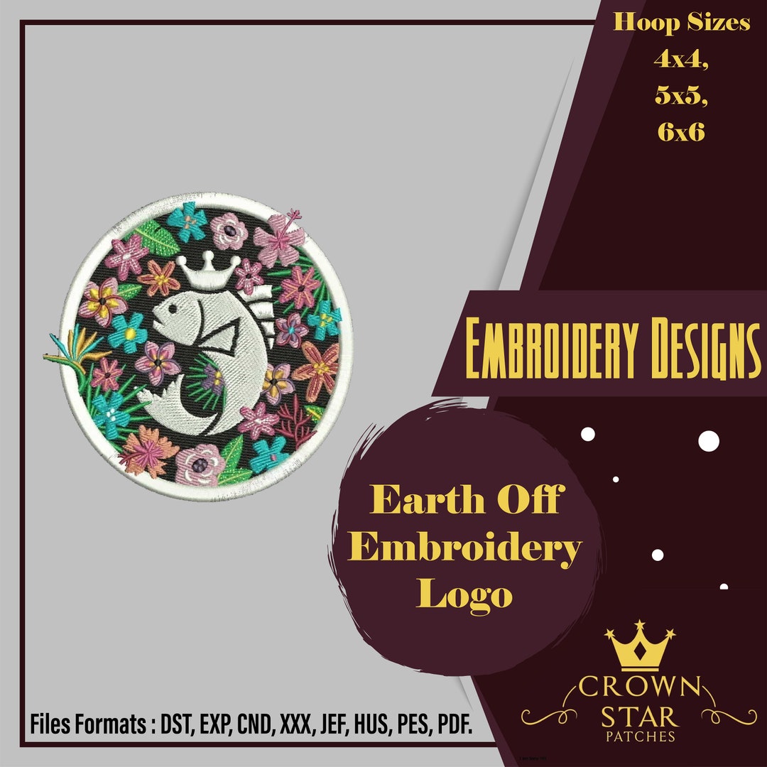 Earth Day Machine Embroidery Design - Go Green and Save Green - 3 Sizes ...